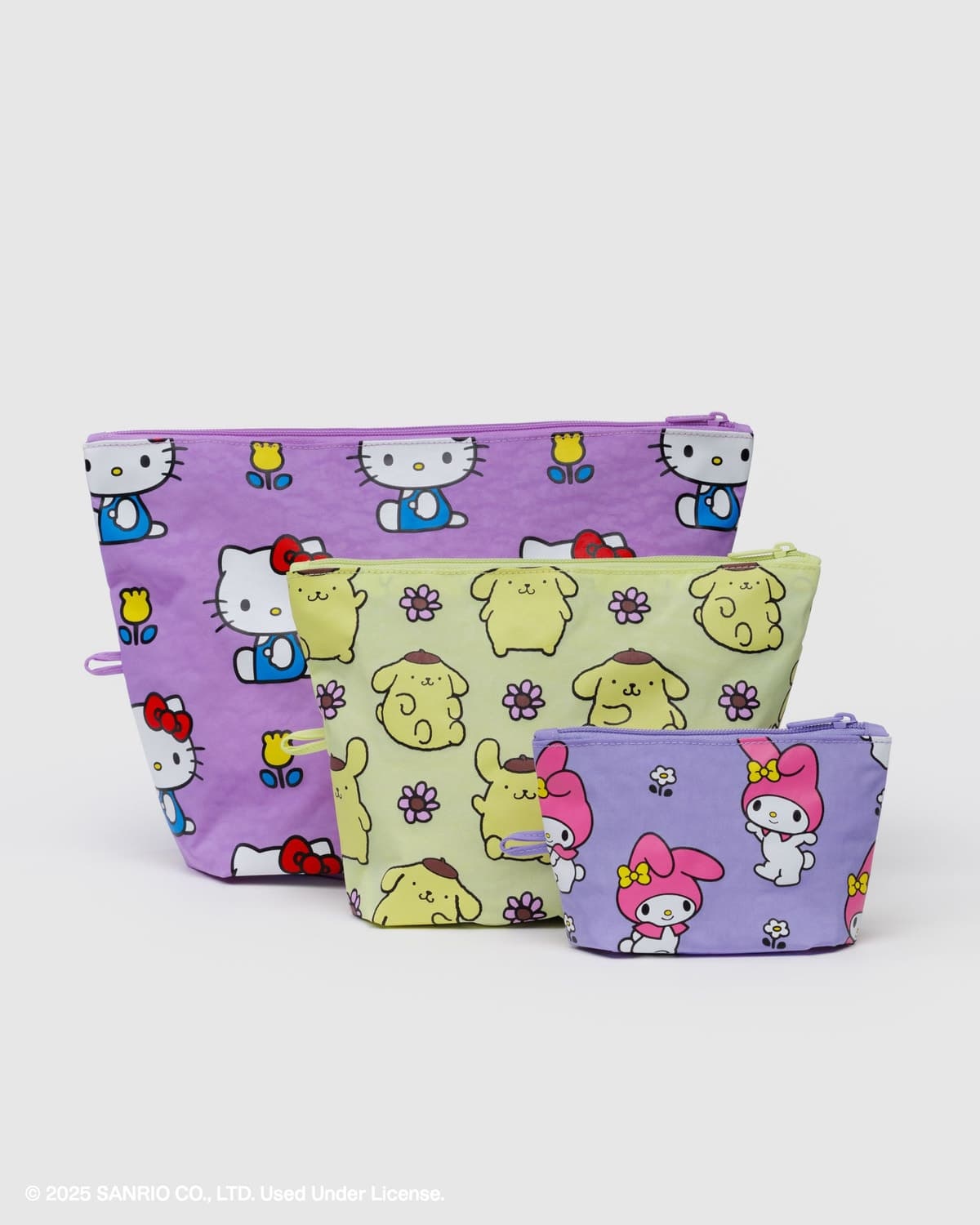 BAGGU Hello Kitty and Friends Florals Go Pouch Set - The Blue House