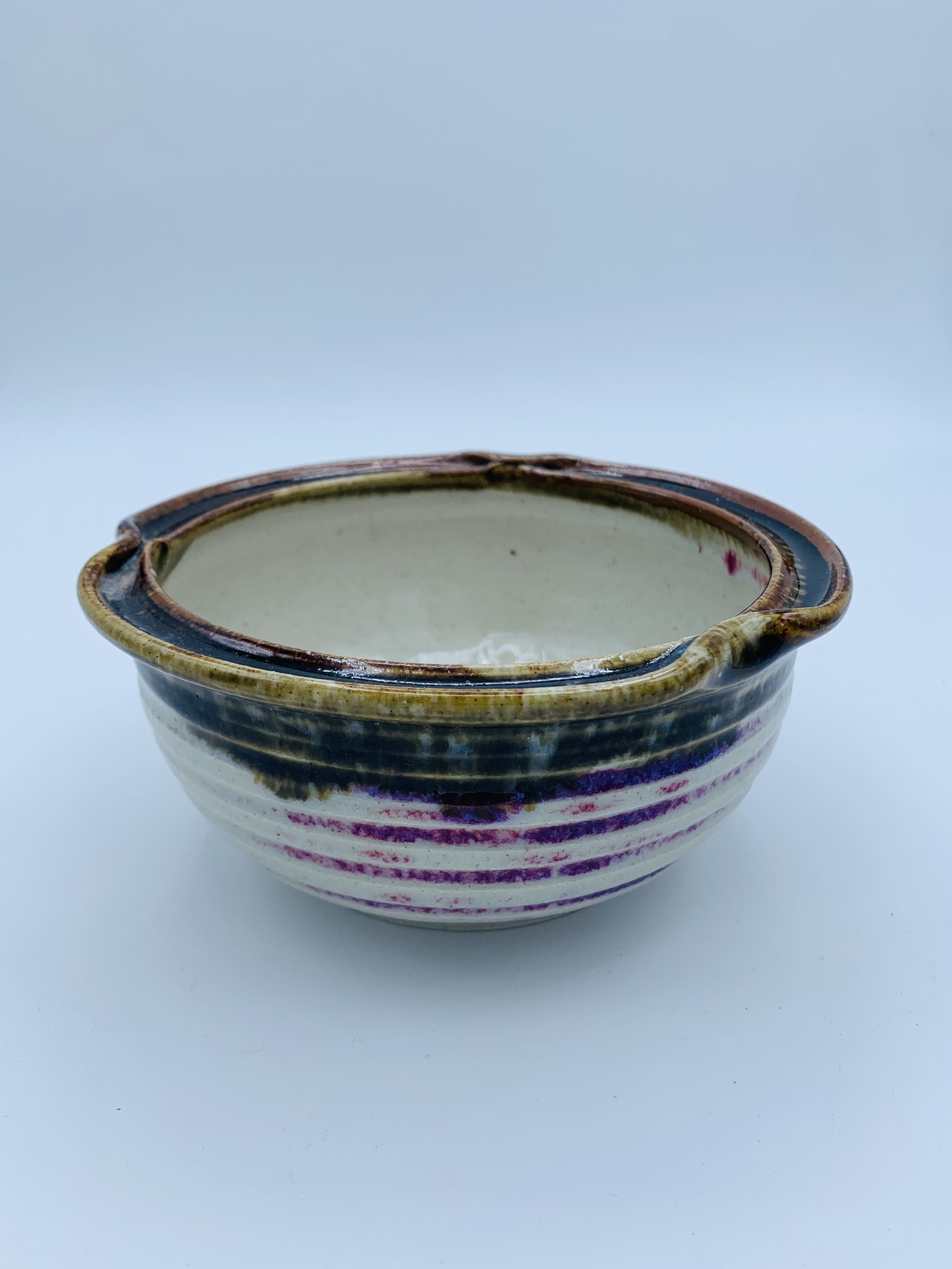 Clay in Mind Split Rim Bowl - Earth Lavender - Alakoko Shop