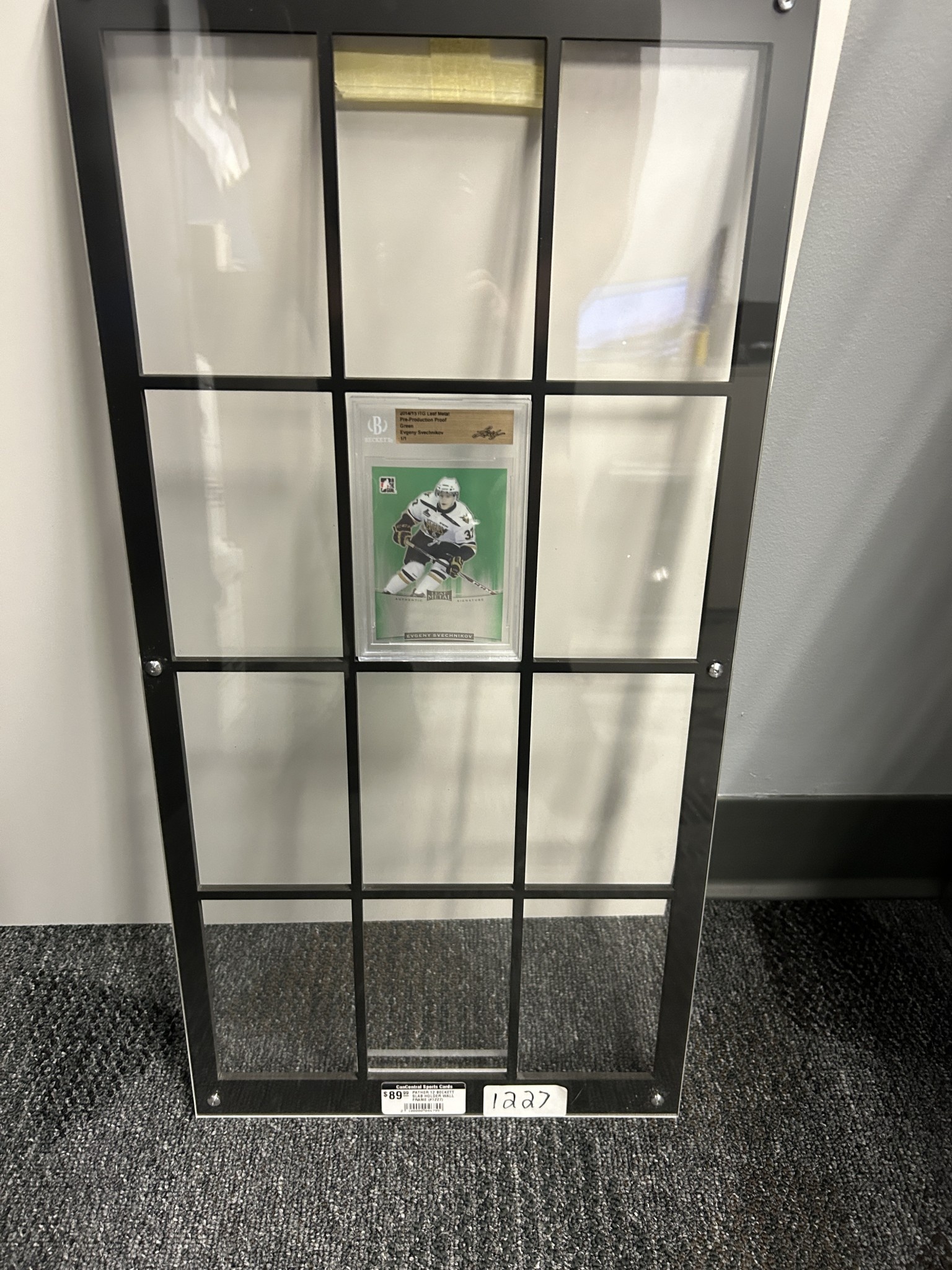 PATHER 12 BECKETT SLAB HOLDER WALL FRAME (#1227) - CanCentral Sports ...