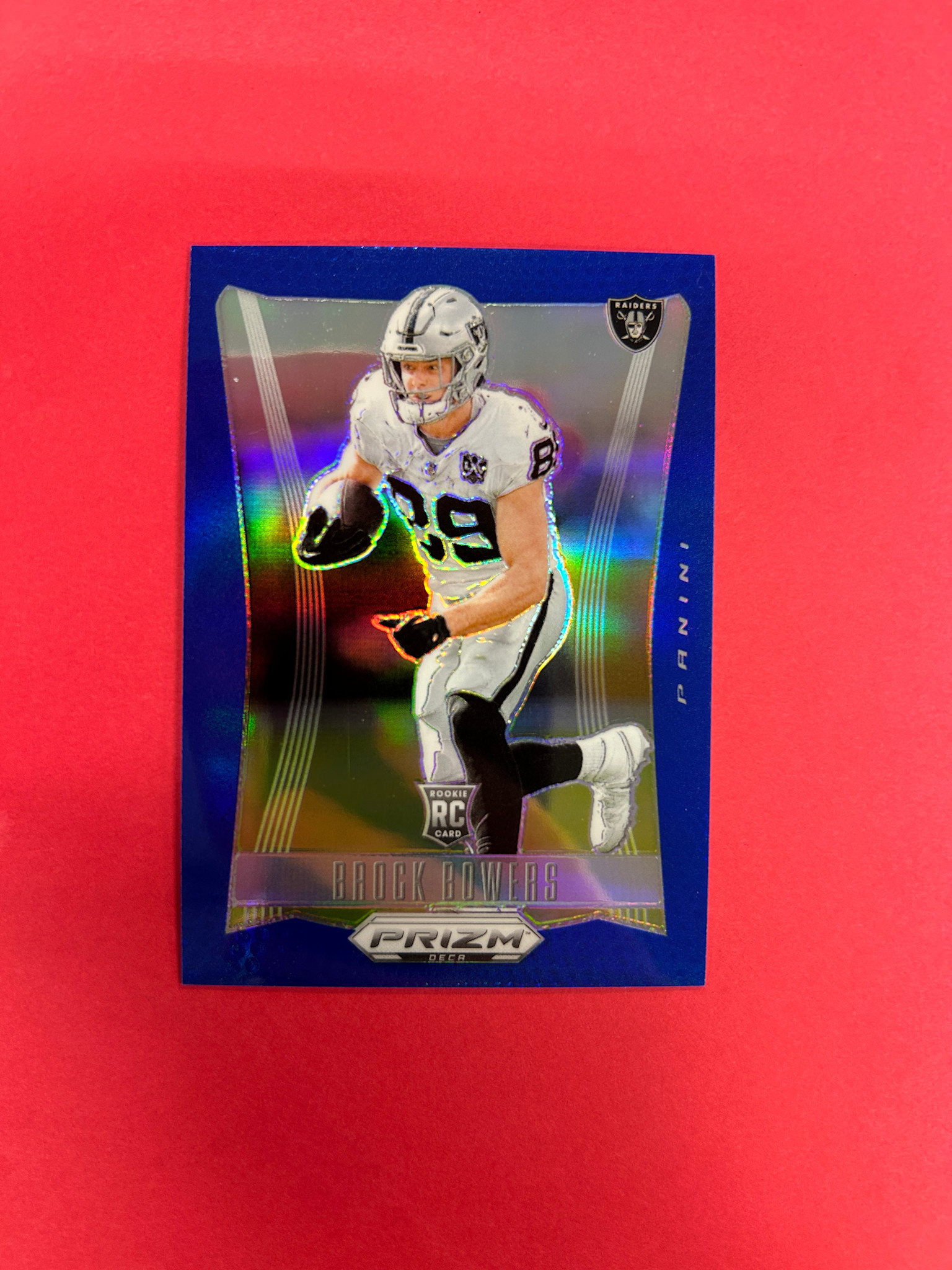 2024 PANINI PRIZM DECA BROCK BOWERS BLUE PRIZM /149 - CanCentral Sports ...