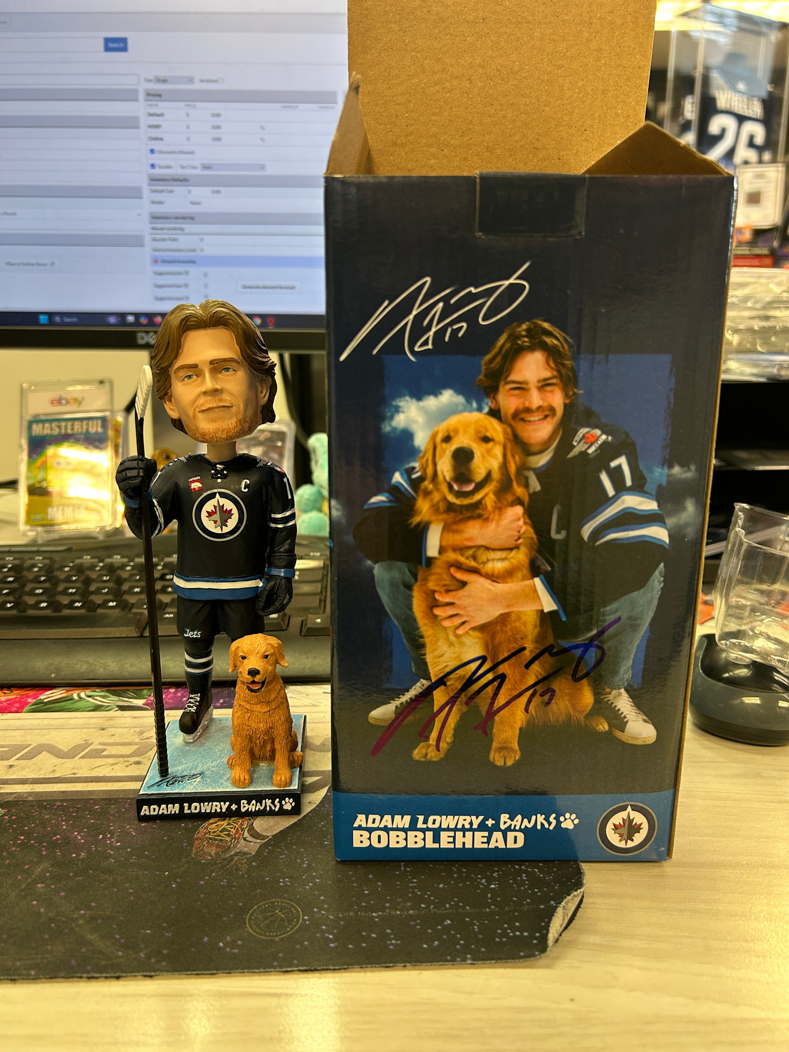 ADAM LOWRY LIMITED EDITION BOBBLEHEAD WITH AUTOGRAPHED BOX - CanCentral ...