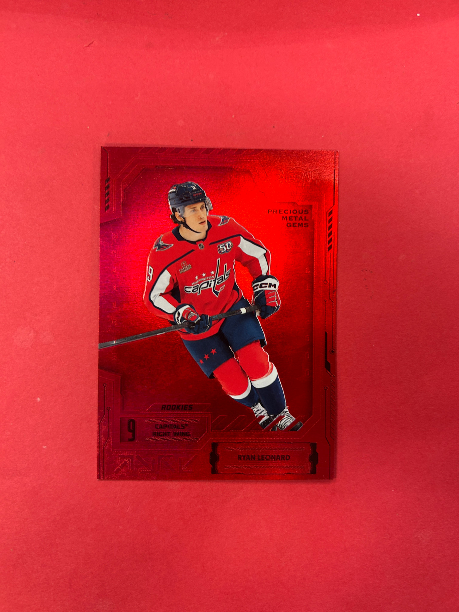 UPPER DECK 2025-26 METAL UNIVERSE RYAN LEONARD PRECIOUS METAL GEMS ...