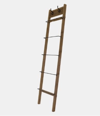 Wooden Ladder Rack - Mickler & Co. Design Studio