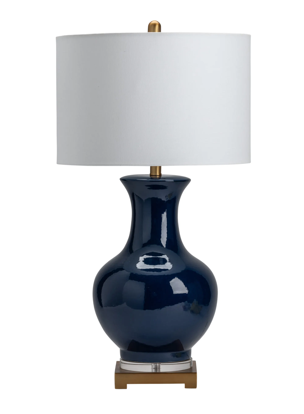 Hampton Blue Table Lamp - Mickler & Co. Design Studio