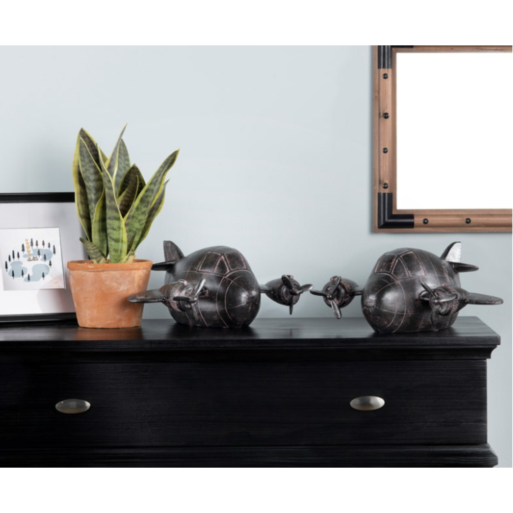 Vintage Airplane Statue - Mickler & Co. Design Studio