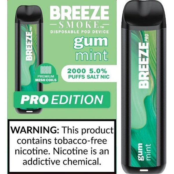 BREEZE PRO (2000 PUFF) BLUEBERRY BANANA - CUMULUS WHOLESALE