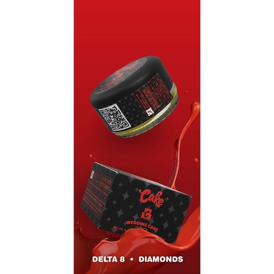 CAKE D8 DAB 2.5 GRAM WEDDING CAKE - CUMULUS WHOLESALE