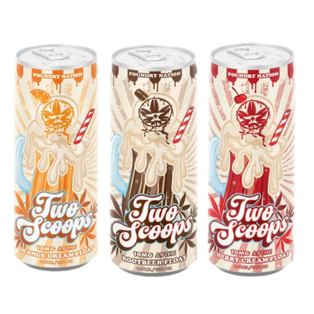 FOUNDRY NATION - TWO SCOOPS 12oz 10MG D9 SODA ROOT BEER FLOAT - CUMULUS ...