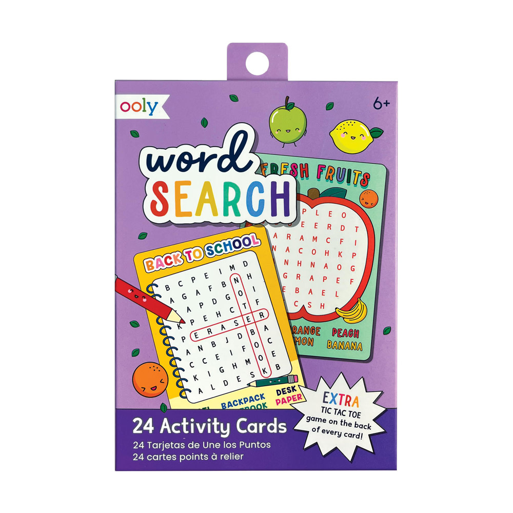 Word Search Activity Card - Mudpuddles Toys and Books