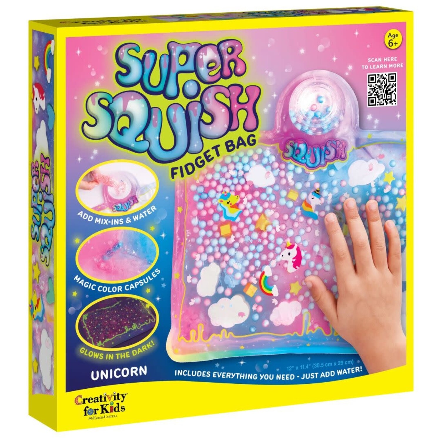 Super Squish Fidget Bag Unicorn - Mudpuddles Toys and Books
