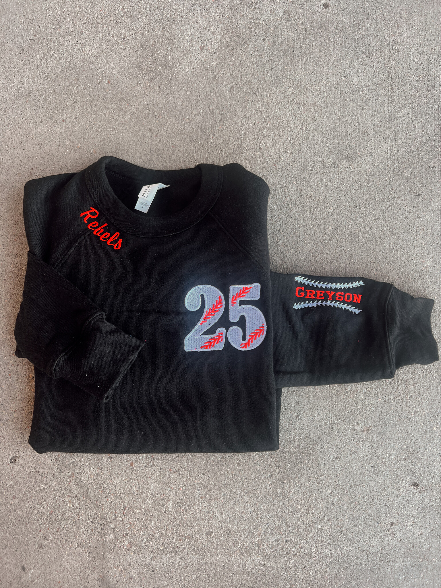 Baseball/Softball Custom Embroidered Crew - Ash & Ash Co