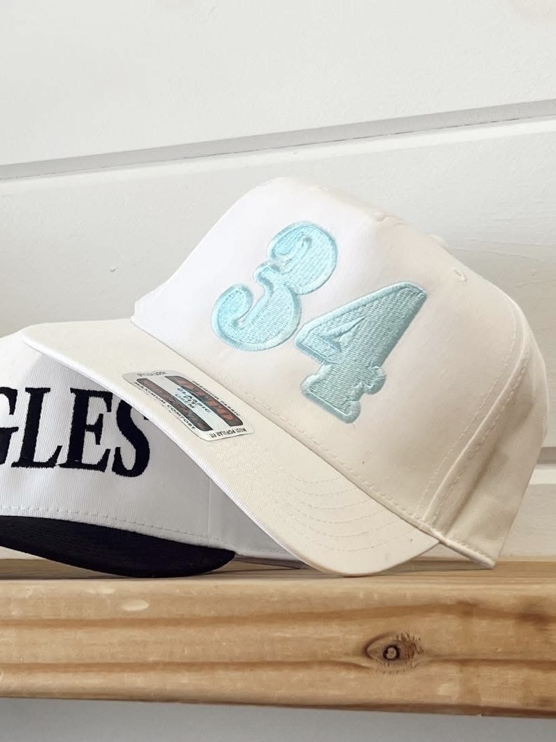 Custom Number Embroidered Hat - Ash & Ash Co