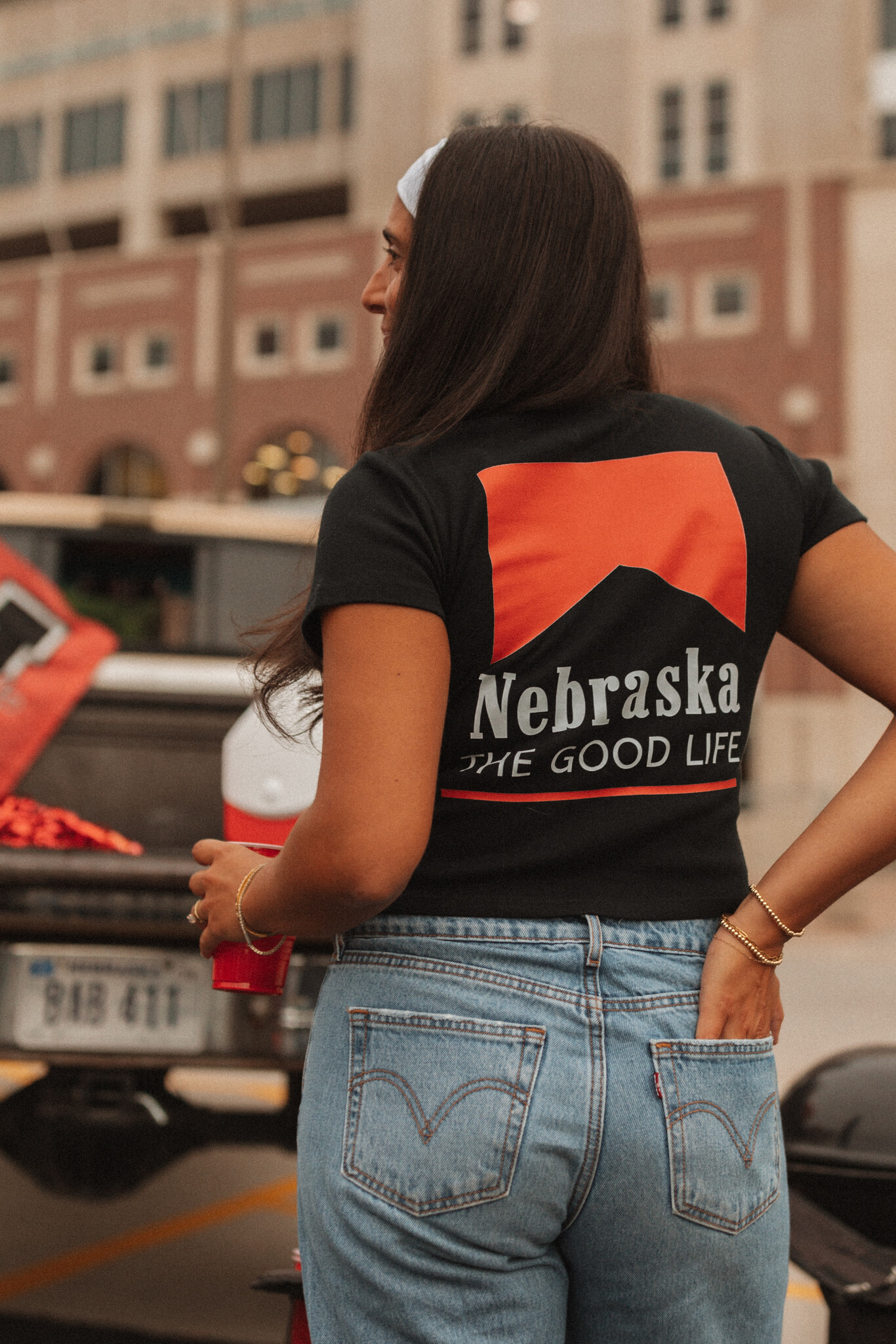 Nebraska The Good Life Marlboro Tee - Ash & Ash Co