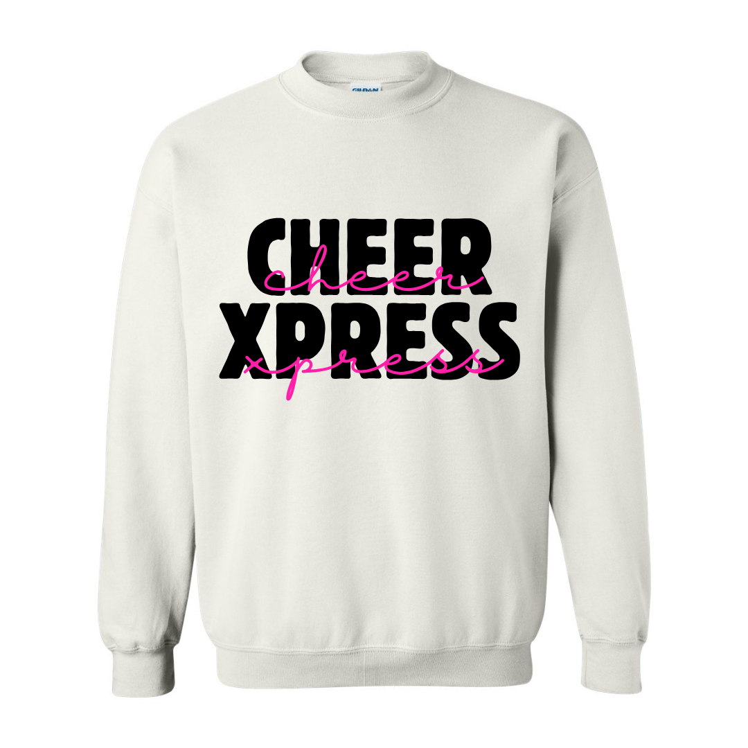 Cheer Xpress Contrast Crew - Ash & Ash Co