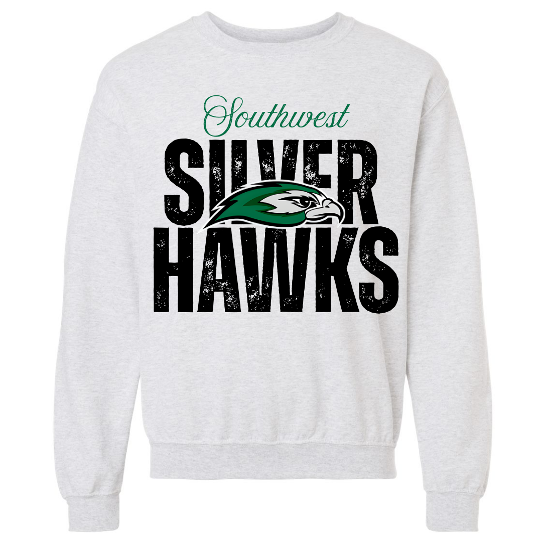 Southwest Silverhawks Contrast Crew - Ash & Ash Co