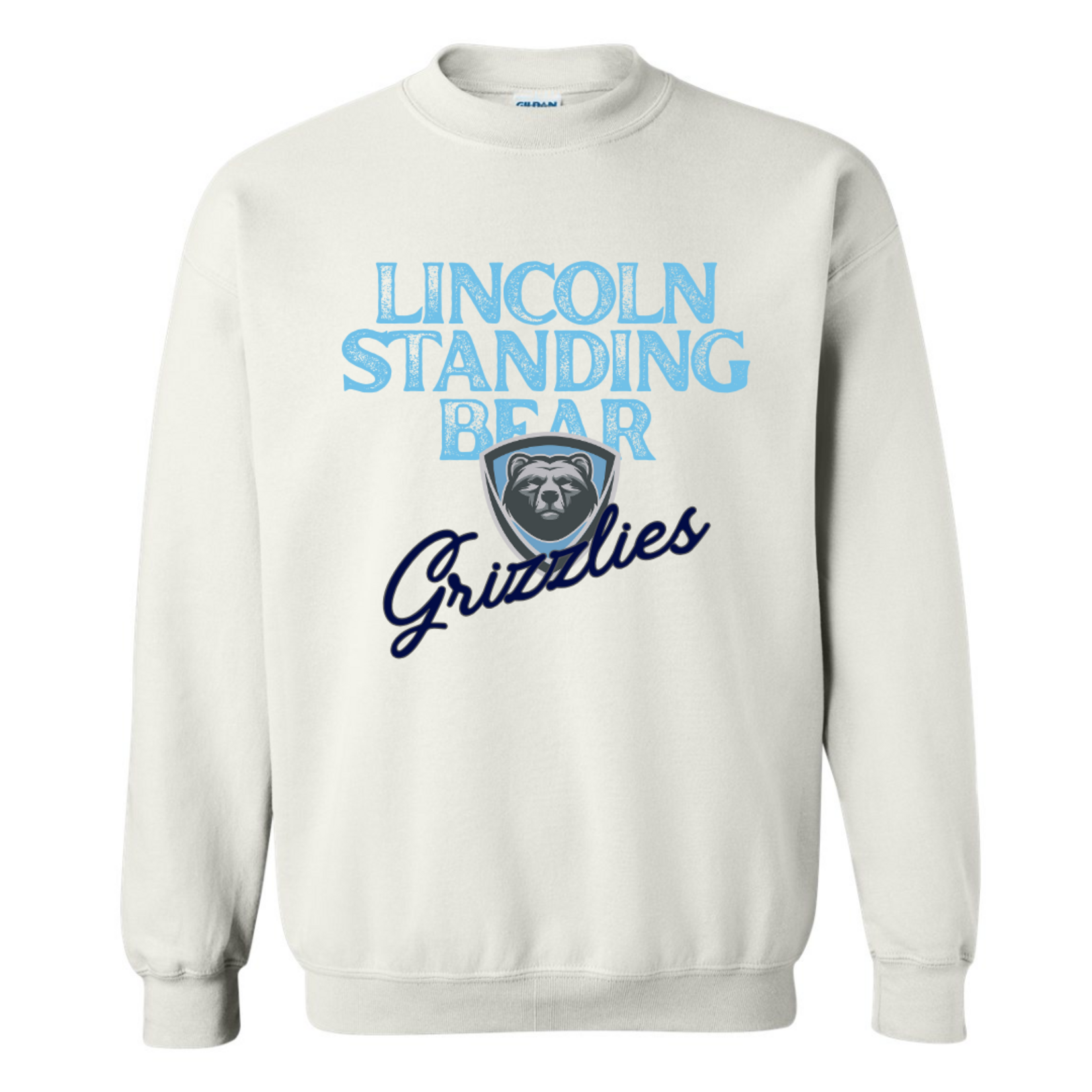 Lincoln Standing Bear Rough Layered Crew - Ash & Ash Co
