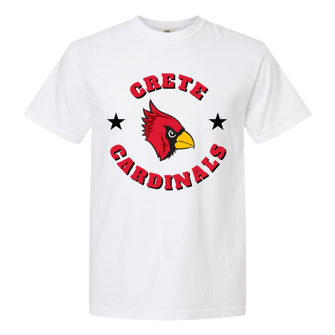 Crete Cardinals Circle Tee - Ash & Ash Co