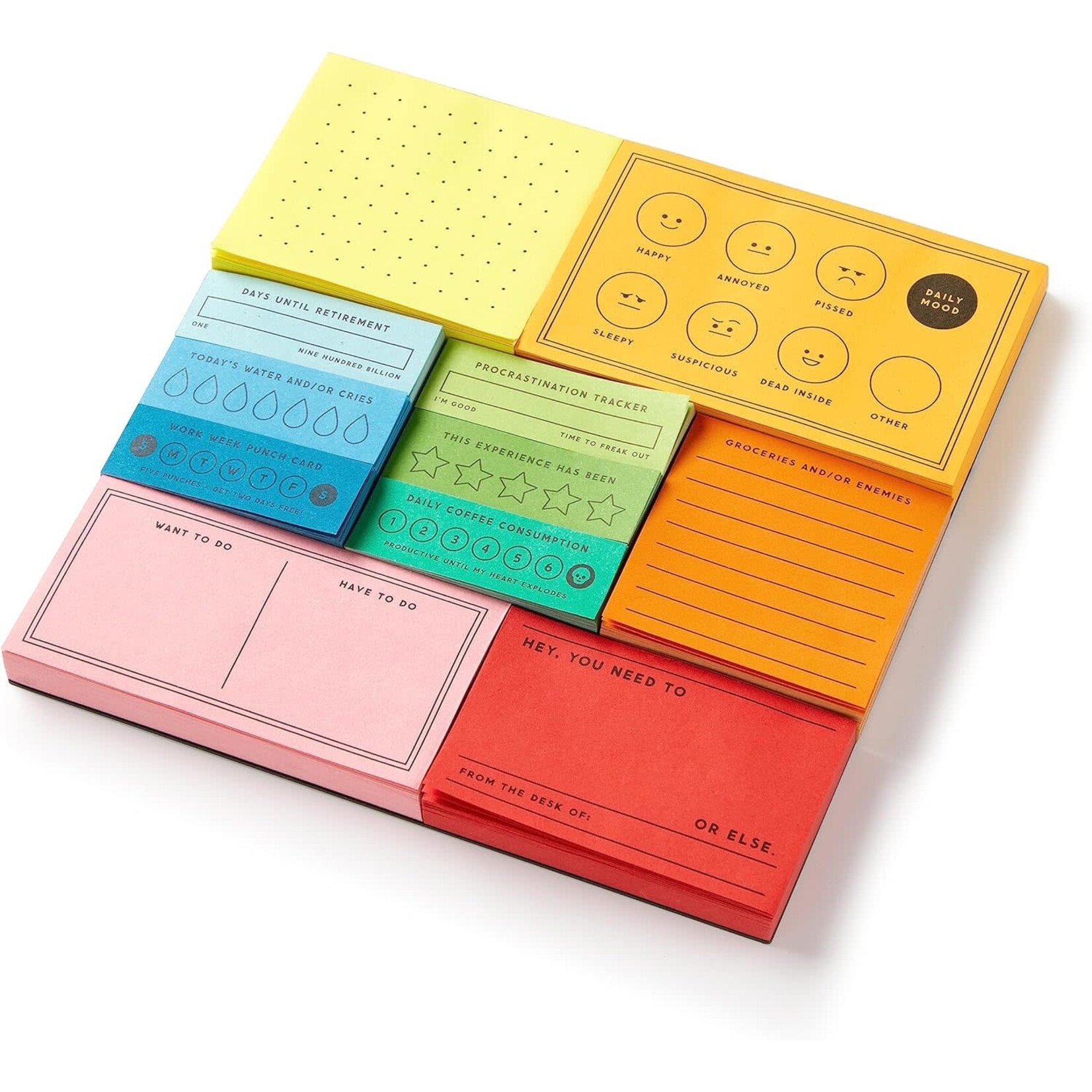 I’ve Got A Few Notes – Vintage Inspired Tear Off Notepad Set - Cleo + Kin