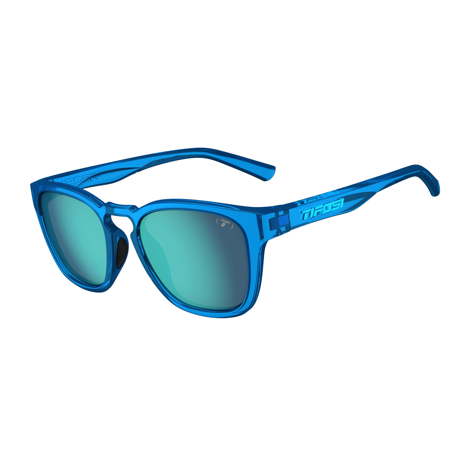 Tifosi Optics Smirk, Electric Blue Single Lens Sunglasses - Blackwater ...
