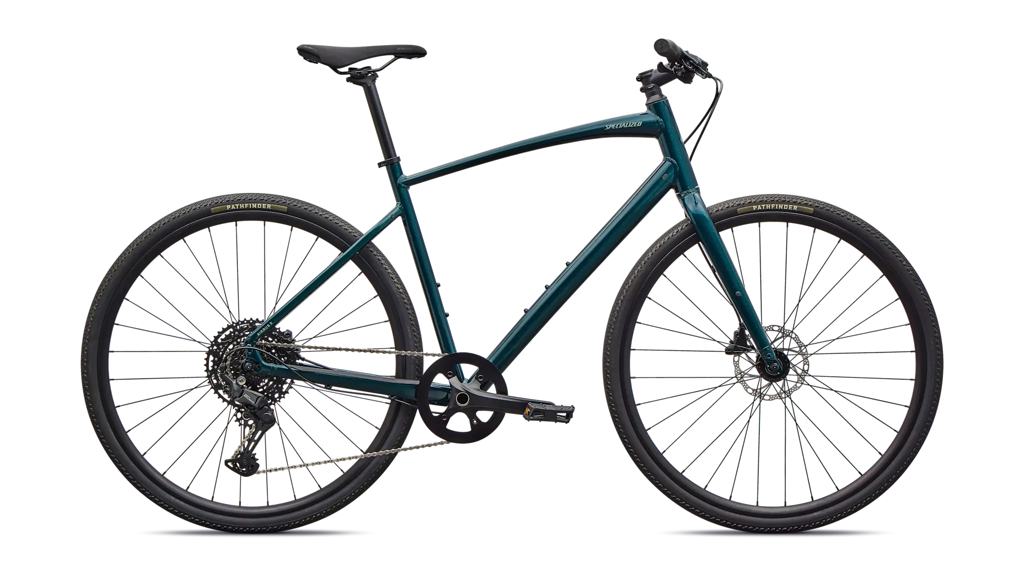 Specialized Sirrus X 3.0 Gloss Emerald Metallic / Fjord Metallic Frost Reflective Large ...