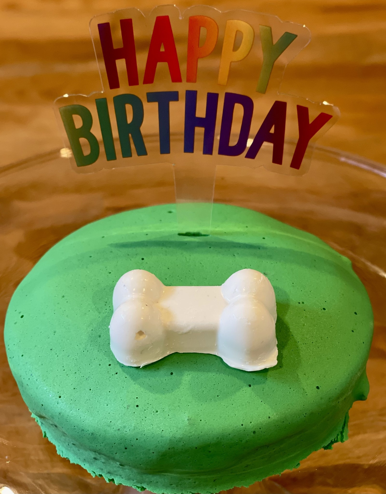 Bakery Birthday WOOF Signature Personal Cake - WOOF! WOOF! Pet Boutique ...