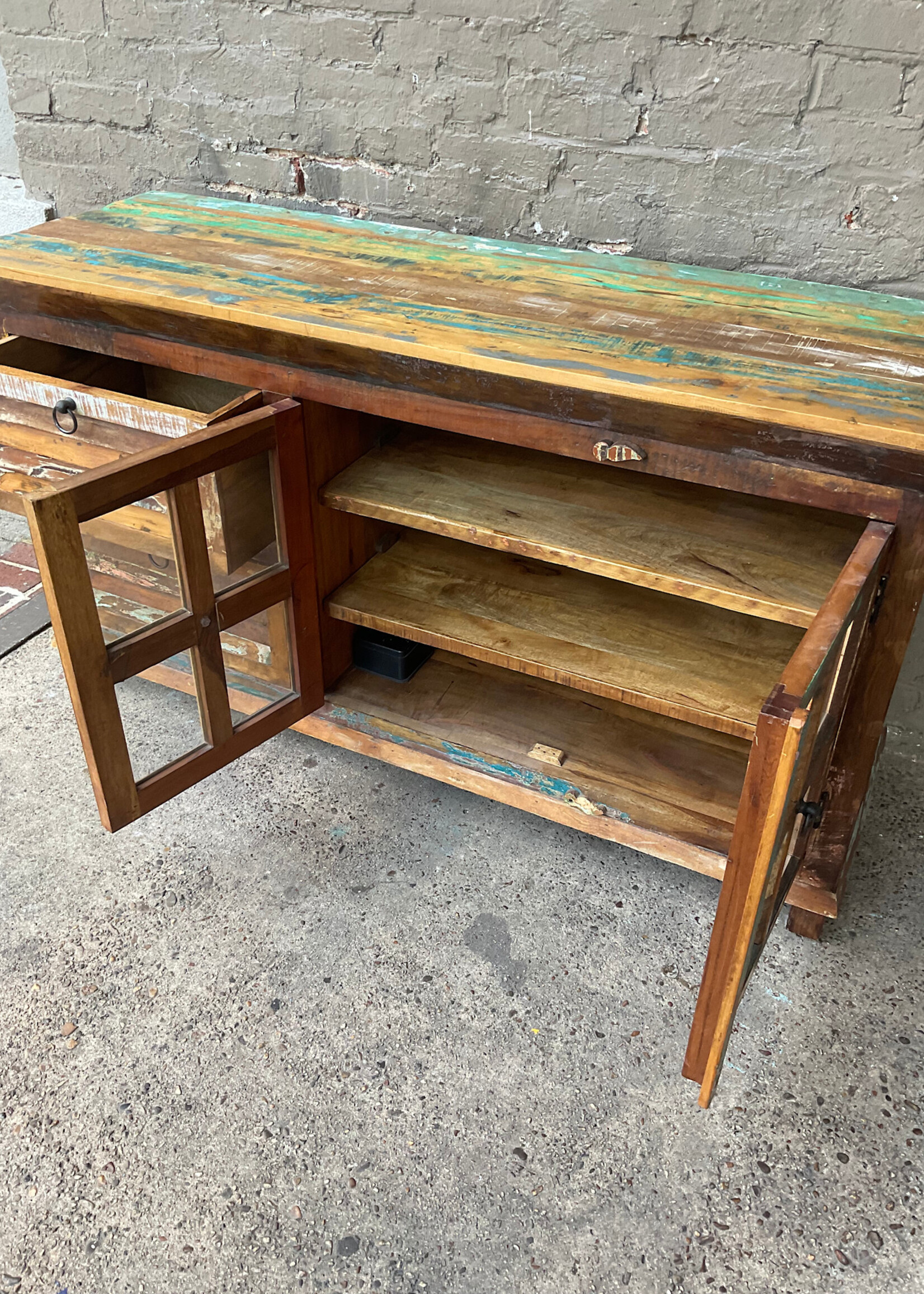 Rustic Teak Server - GoodWood