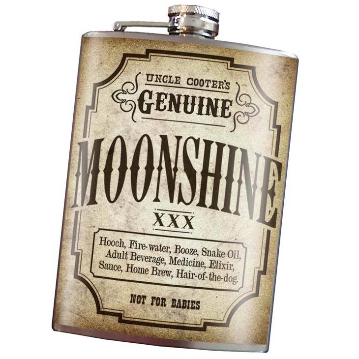 T&M Moonshine Flask - Two & A Half Sisters
