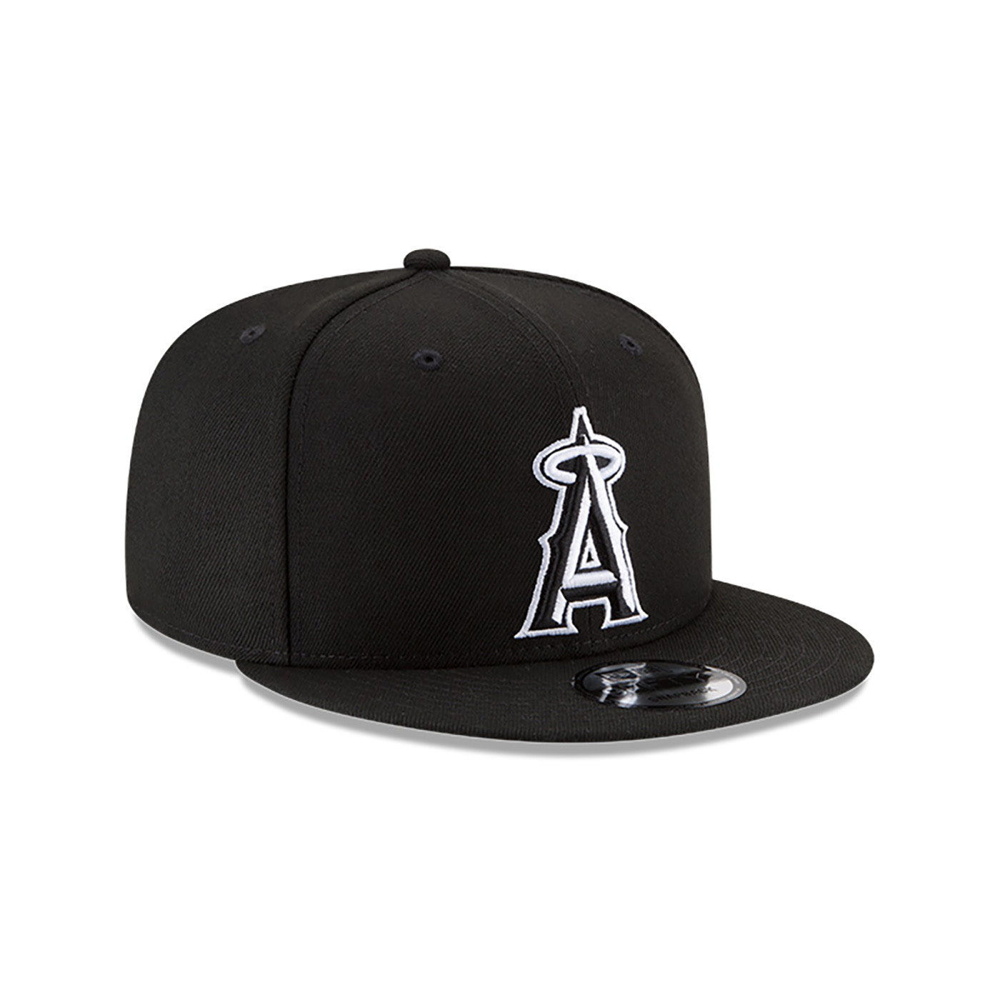 Mlb Basic Snap 950 Anaang- Black/White - Sports Gallery