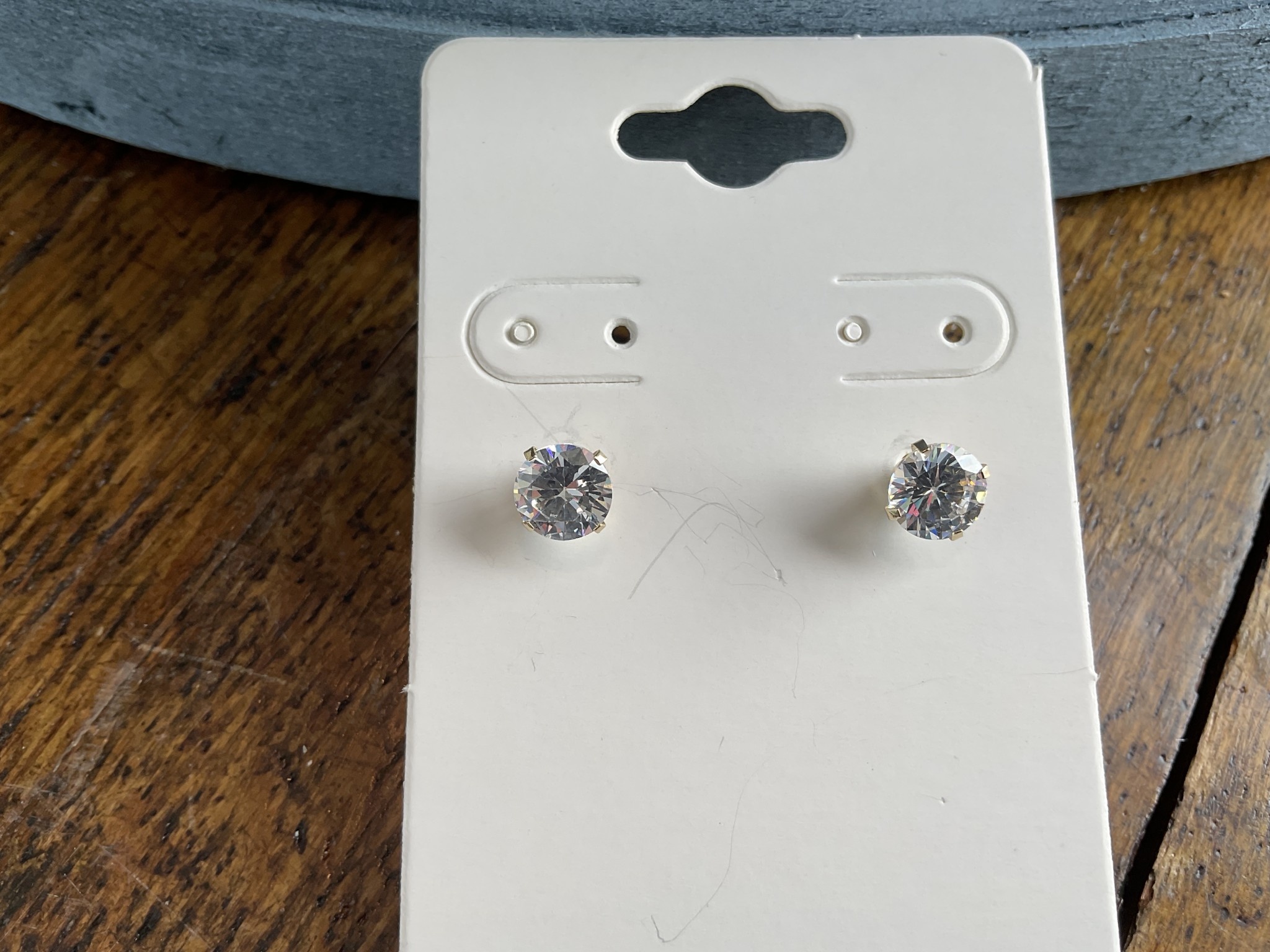 14k CZ Stud 3ct - Jordan's of Dunn