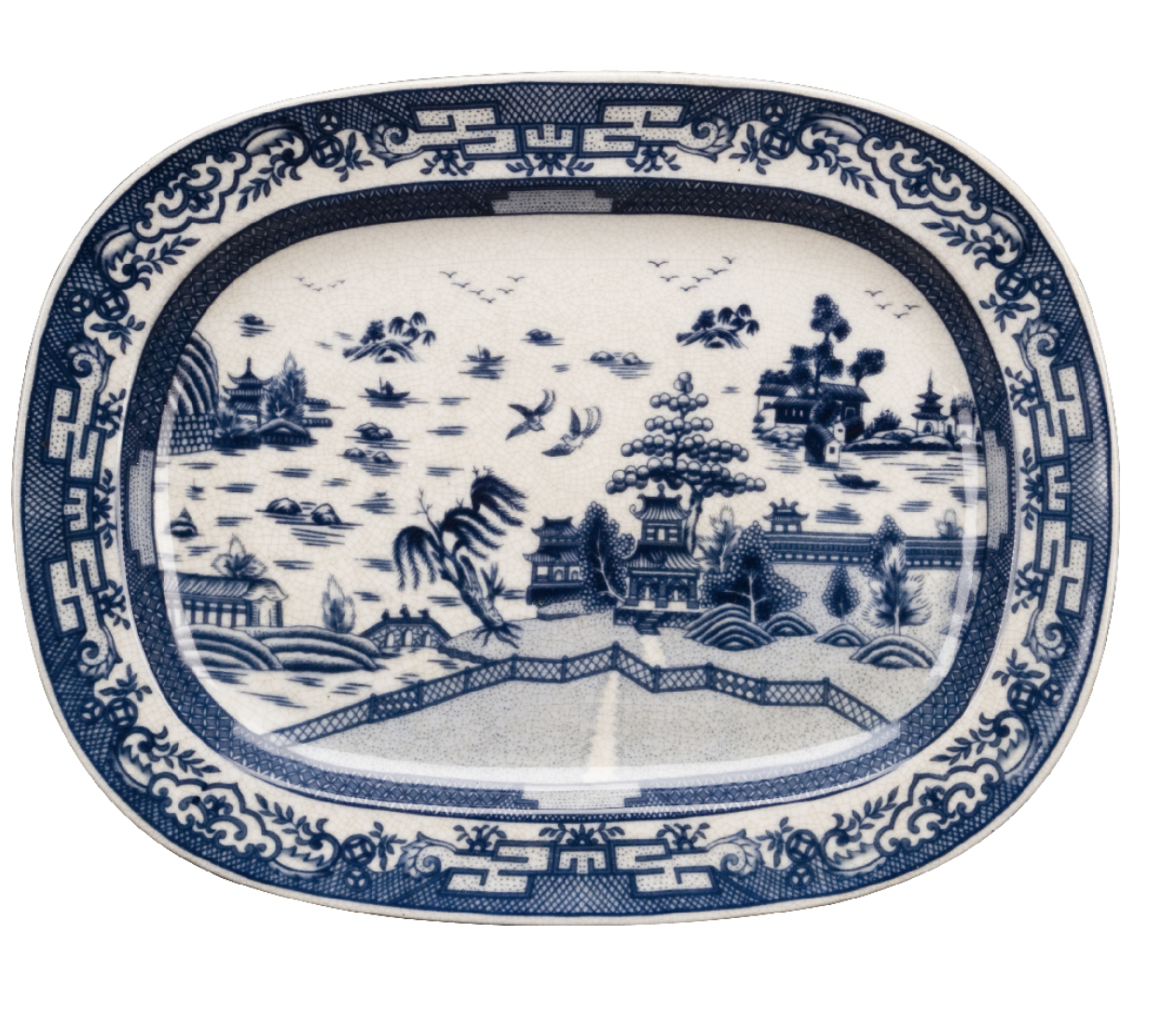 Blue Willow 18in Platter - Jordan's of Dunn