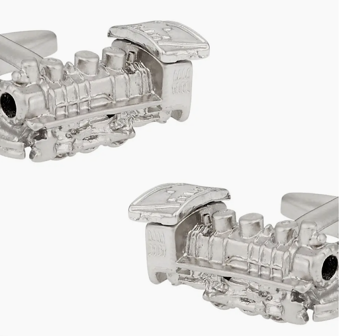 Locomotive Train Cufflinks - Jordan's of Dunn
