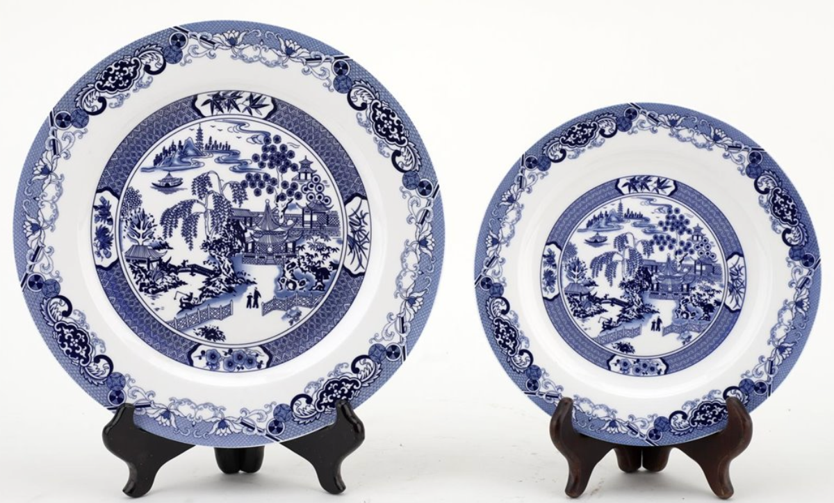 Blue Willow Border Dinner Plate 10in - Jordan's of Dunn