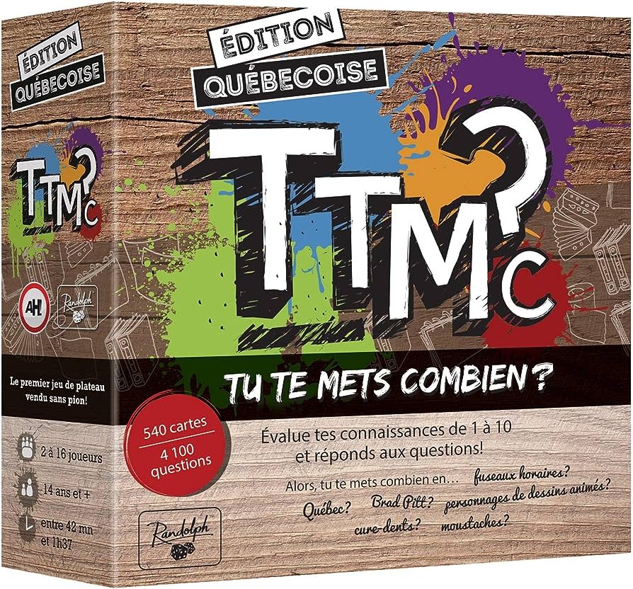 Ttmc? - Tu Te Mets Combien? (Fr) | Jeux de société | Le Maitre Du Jeu ...