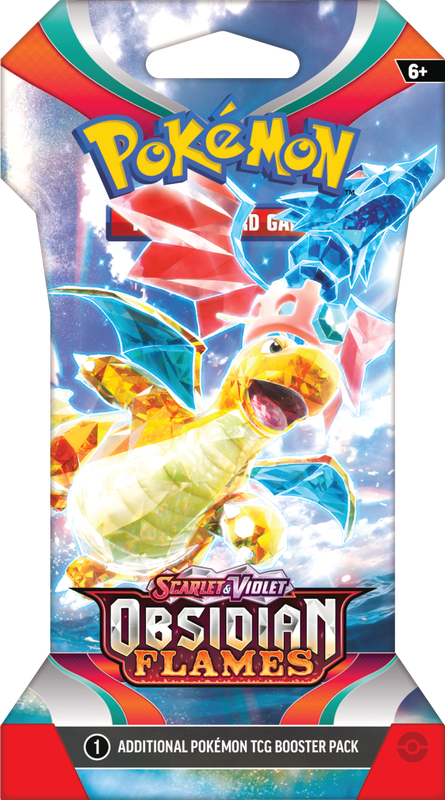 SLEEVED POKEMON SV3 OBSIDIAN FLAMES PACK (EN) - Le Maitre Du Jeu Verdun