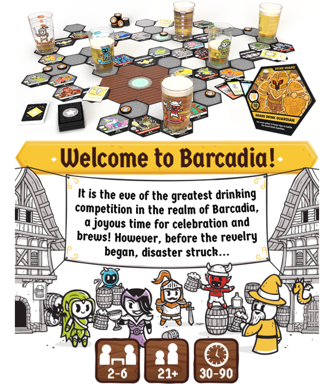 Heroes Of Barcadia Retail Edition (En) | Board Game | Le Maitre Du Jeu ...