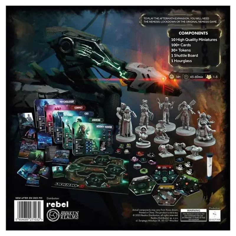 Cooperative Board Games Nemesis Aftermath Board Game - Epilogue Mode ...