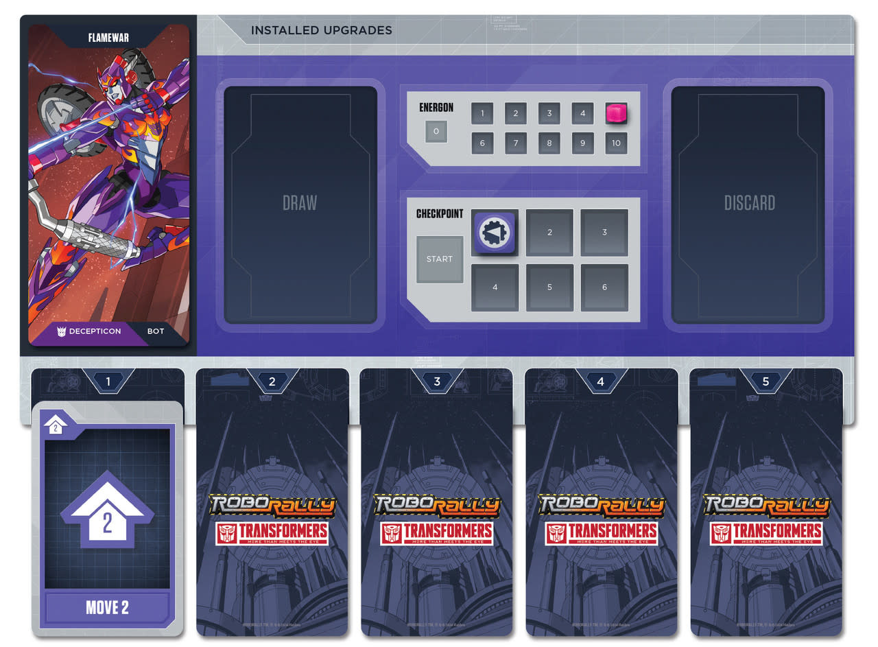 Robo Rally - Transformers (En) | Jeux de société | Le Maitre Du Jeu ...