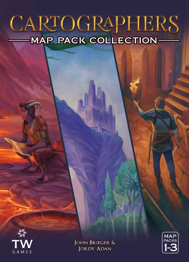 Cartographers - Map Pack Collection (En) | Board Game - Le Maitre Du ...