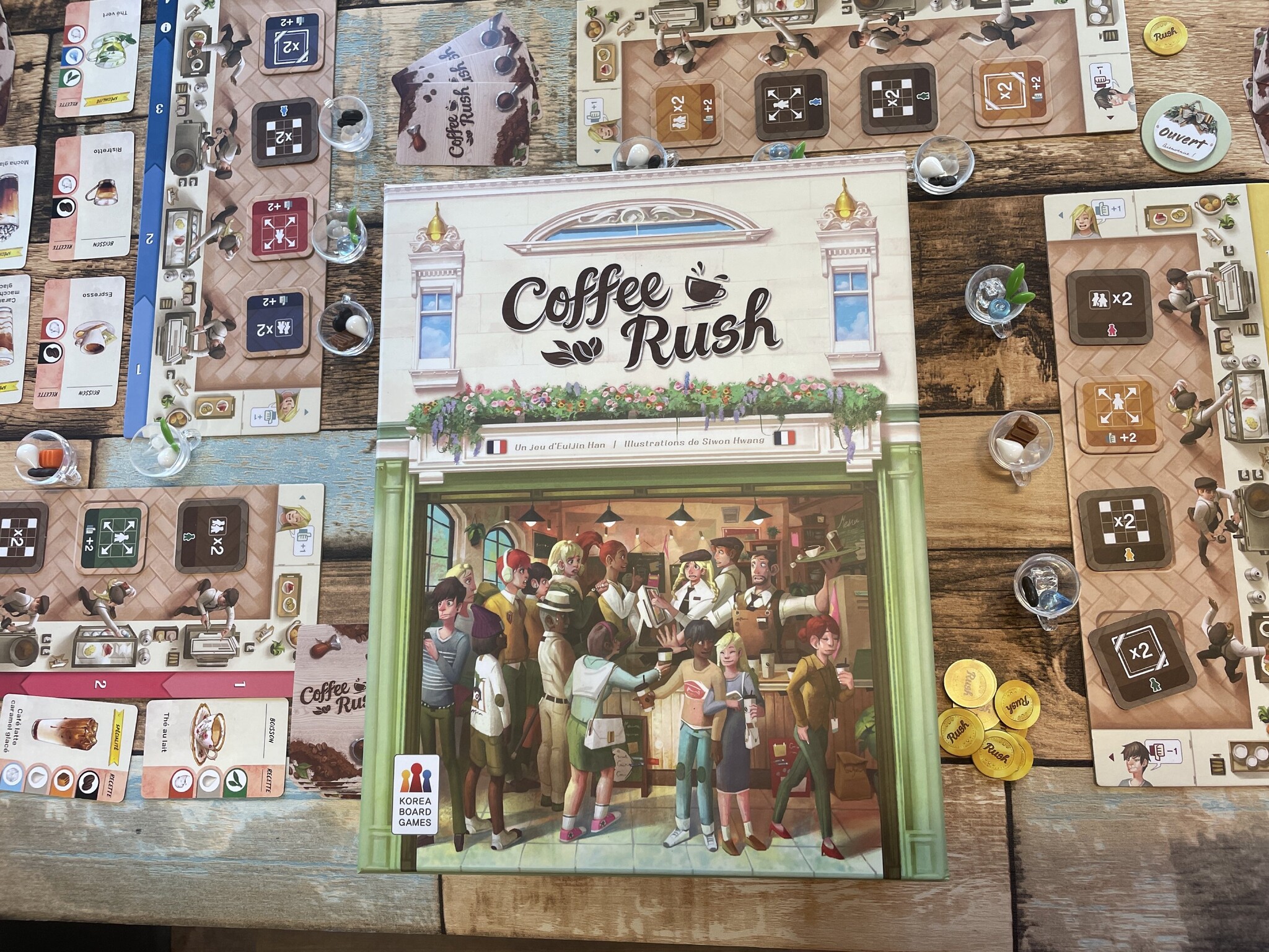 Coffee Rush (En) | Board Game | Le Maitre Du Jeu Verdun - Le Maitre Du ...