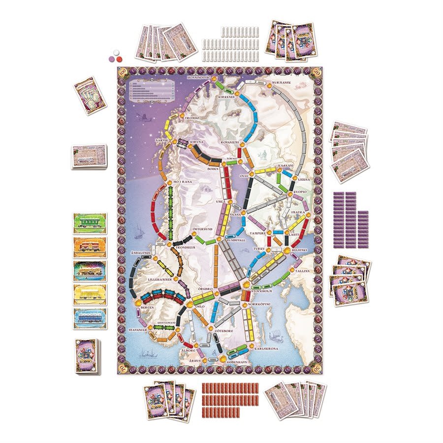 Ticket To Ride - Nordic Countries (En) | Board Game | Le Maitre Du Jeu ...