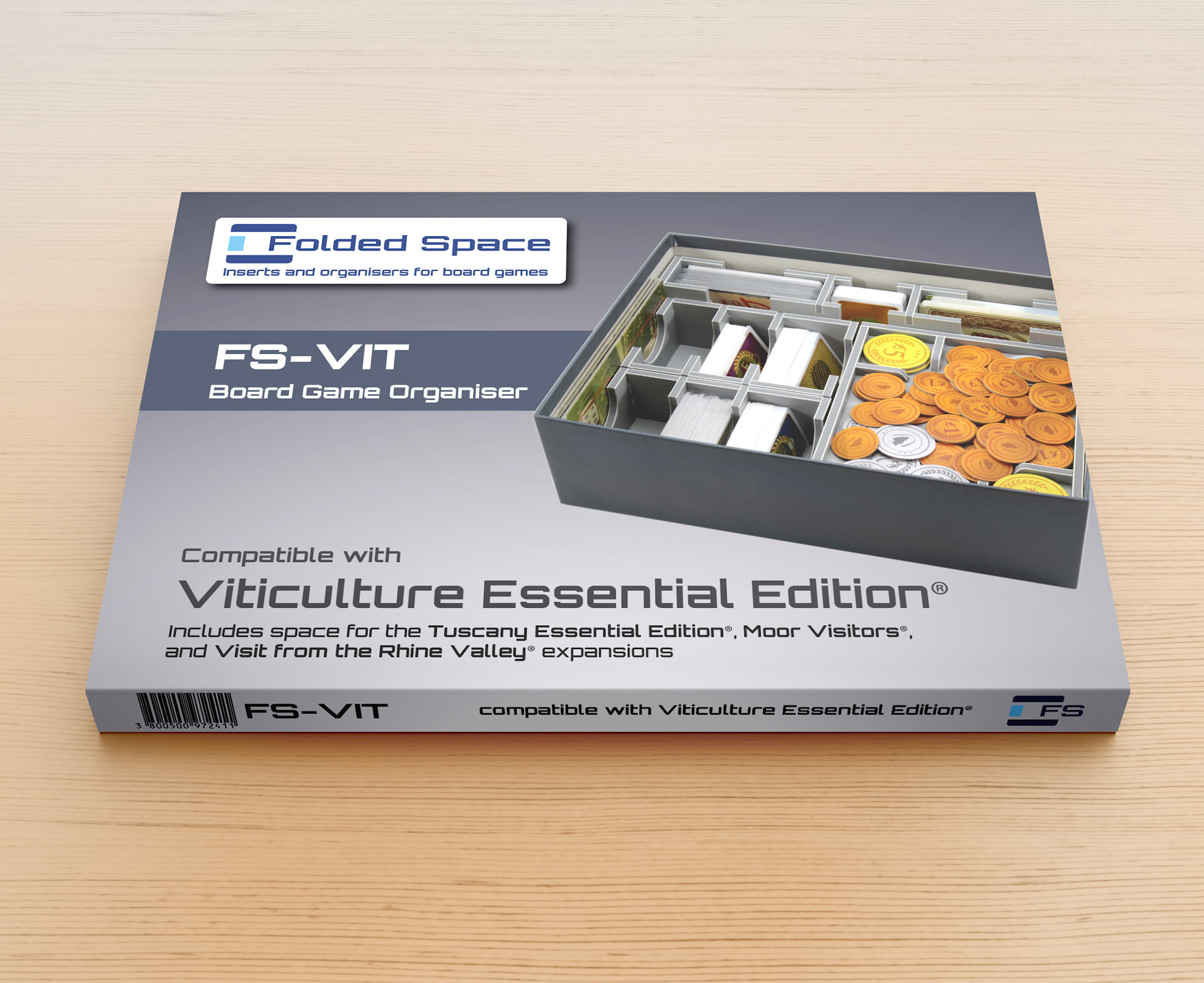 FOLDED SPACE: VITICULTURE ESSENTIAL EDITION - Le Maitre Du Jeu Verdun