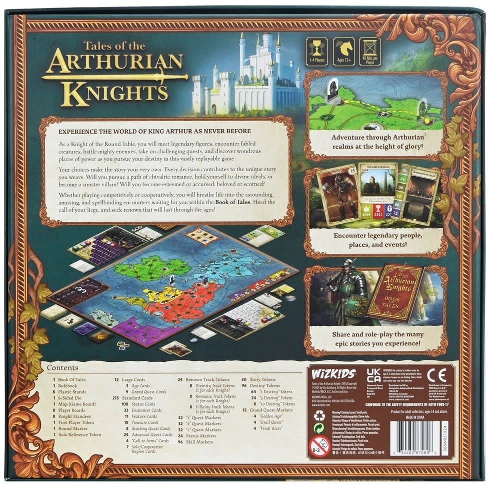 TALES OF THE ARTHURIAN KNIGHTS (EN)|Board Game| Le Maitre du Jeu Verdu ...