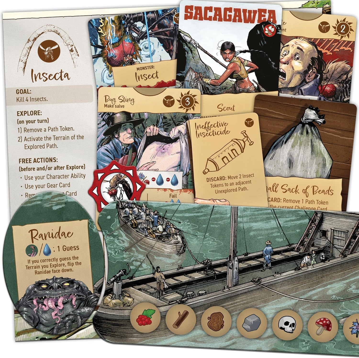 CORPS OF DISCOVERY - INSECTA EXPANSION (EN) - Le Maitre Du Jeu Verdun