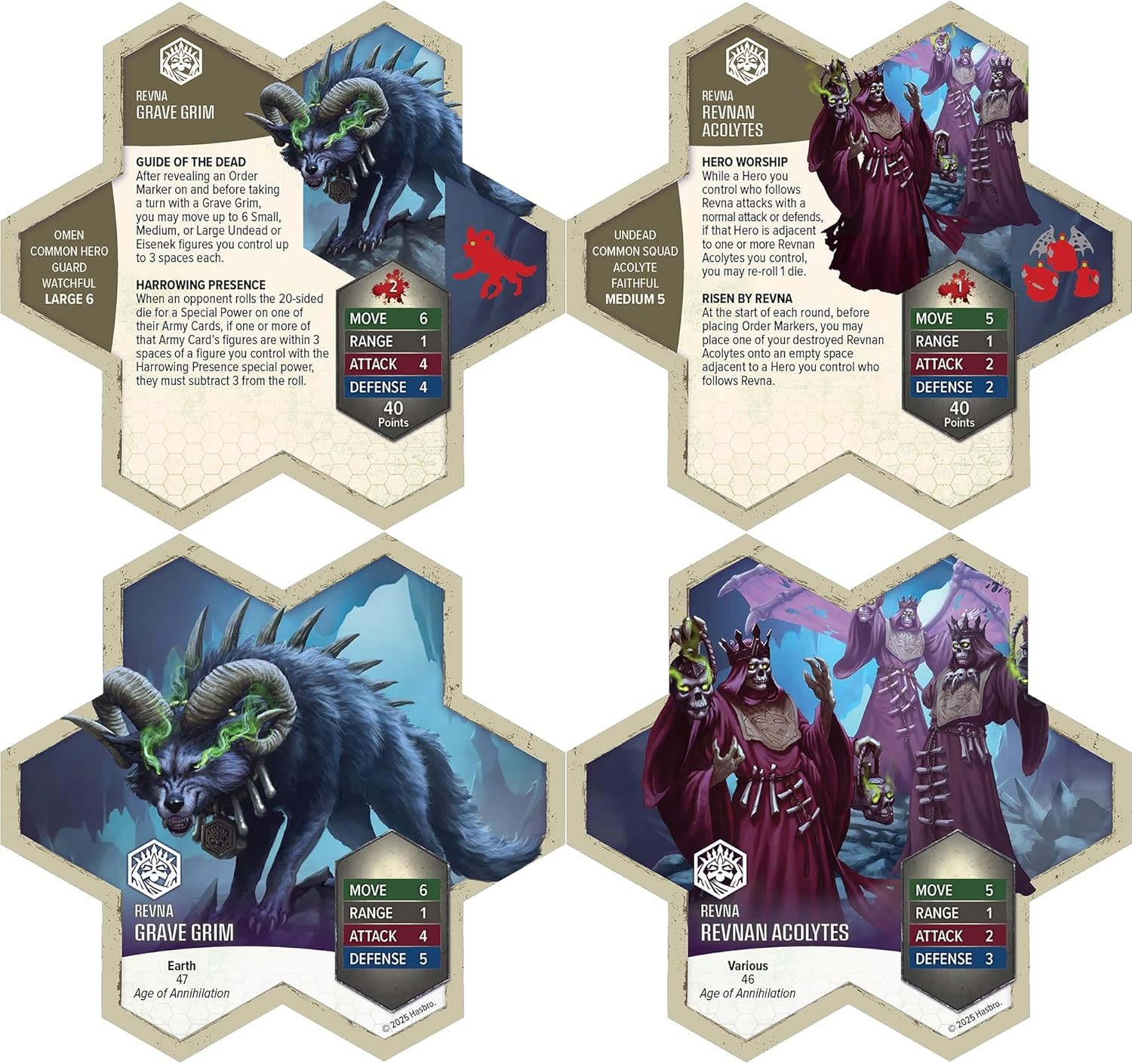 HEROSCAPE REVNAN ACOLYTES AND GRAVE - Le Maitre Du Jeu Verdun