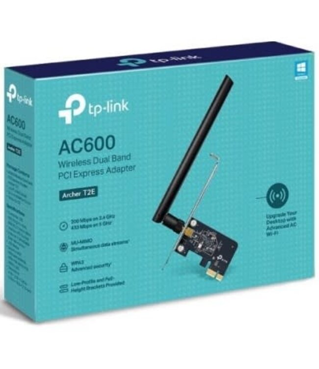 TP-Link Archer T2E AC600 Wireless Dual-Band PCI-e Adapter External ...