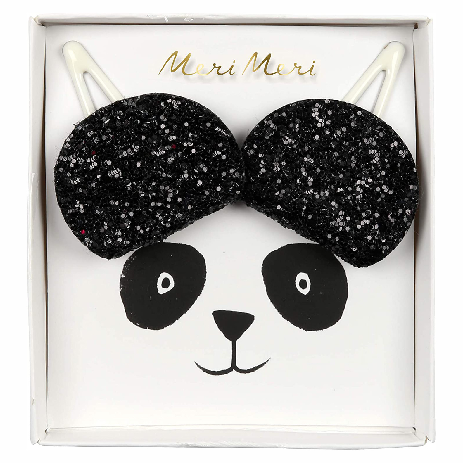 Panda Ear Hair Clips - Blue Leaf Houston