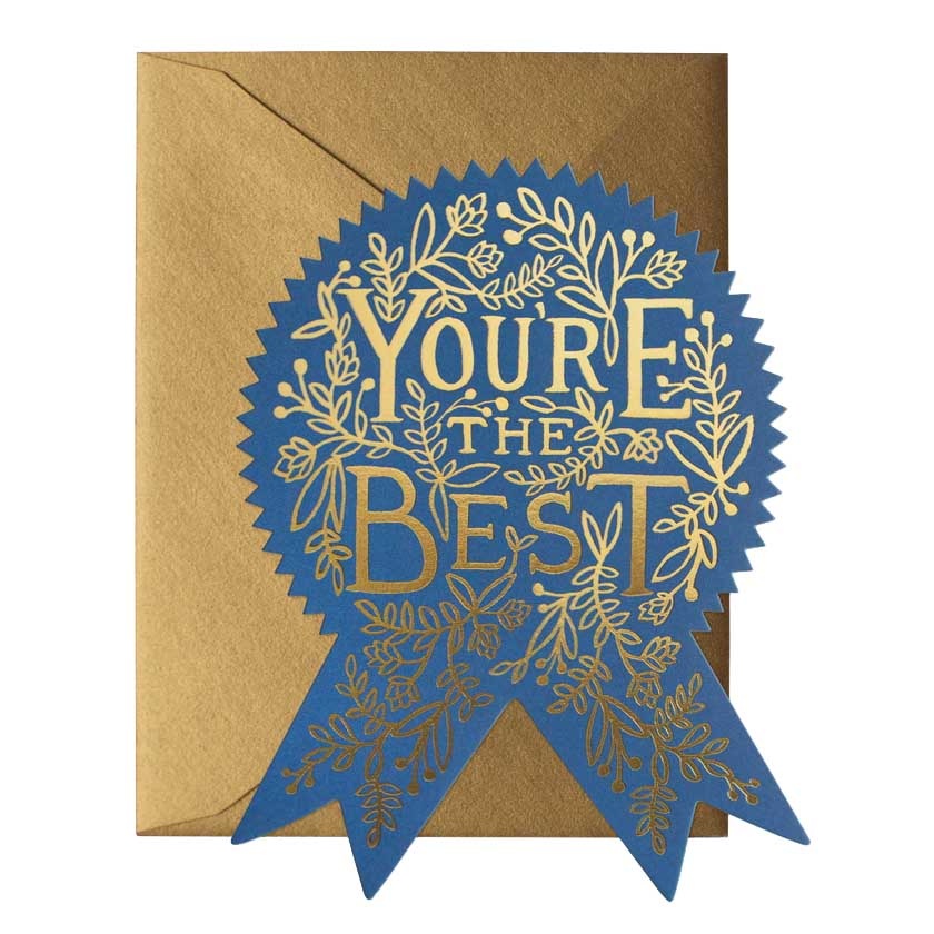 You're the Best Card - Blue Leaf Houston