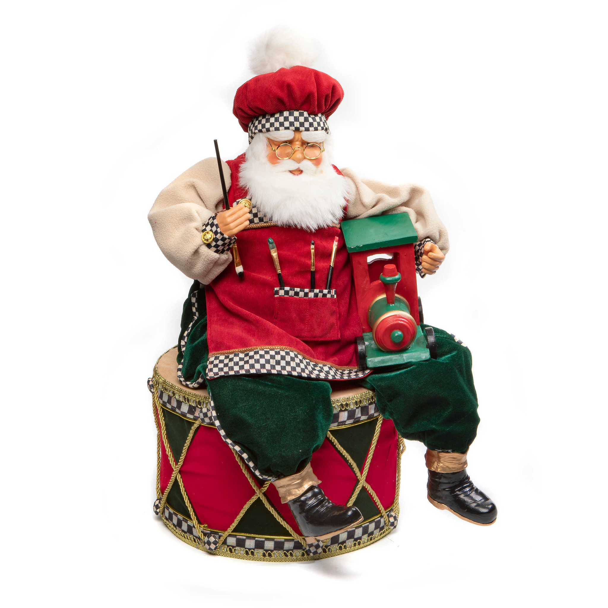 Toyland Toymaker Santa - Blue Leaf Houston