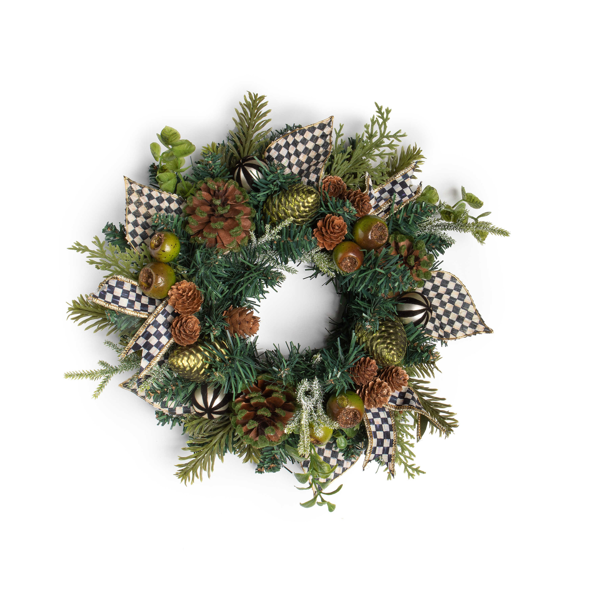 Farmhouse Mini Wreath - Blue Leaf Houston