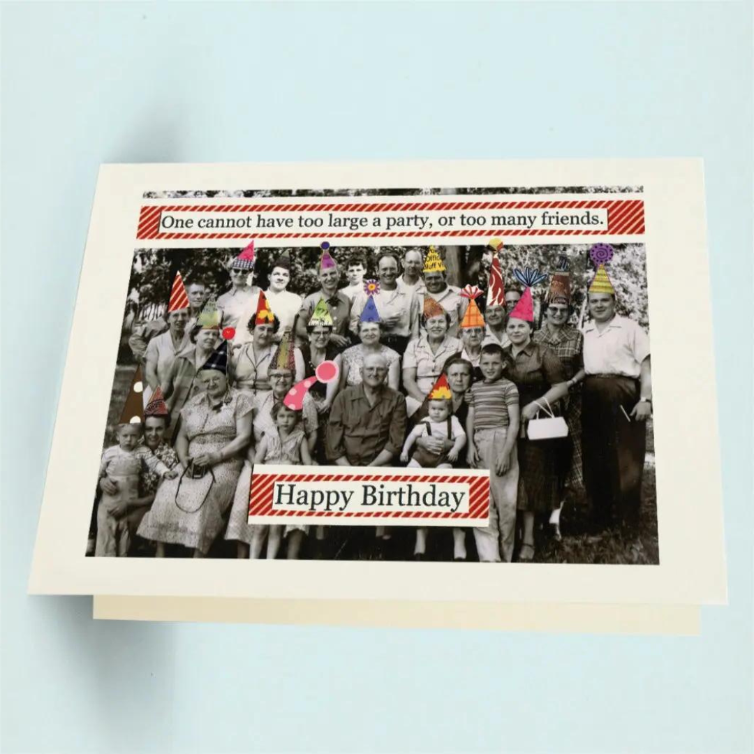 Too Many Friends Card - Blue Leaf Houston